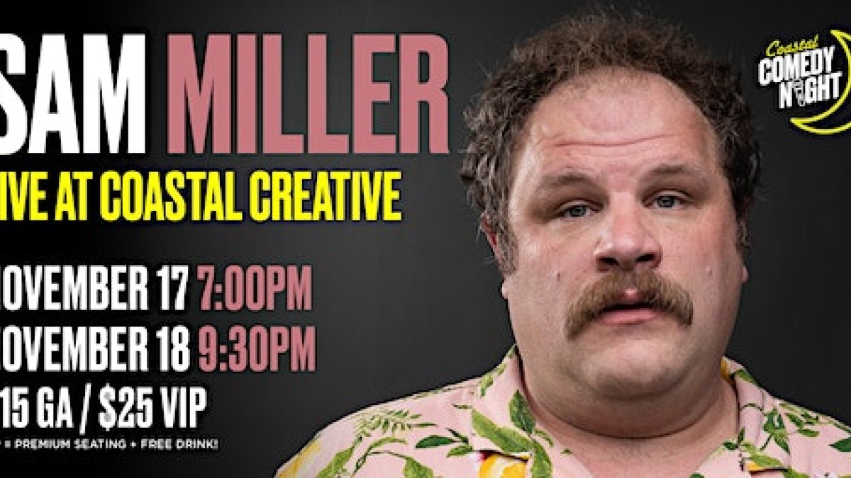 Coastal Comedy Night with Sam Miller | Visit St Petersburg Clearwater Florida